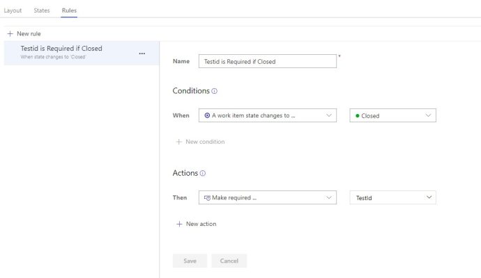 Work Item Rules in Azure Devops (VSTS) – Matt Mercan