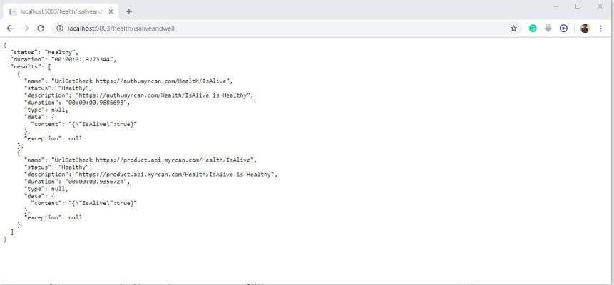 ASP.NET Core Health Checks and How to extend it. – Matt Mercan